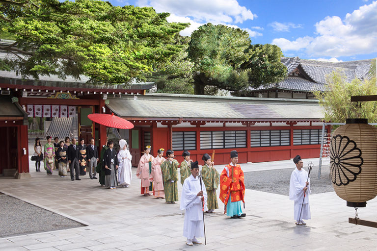 Japanese wedding ceremony at shrine | Unique Japan