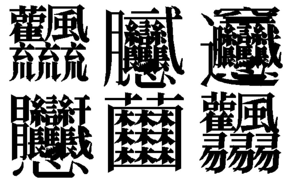The Number of strokes of Kanji Ranking | Unique Japan